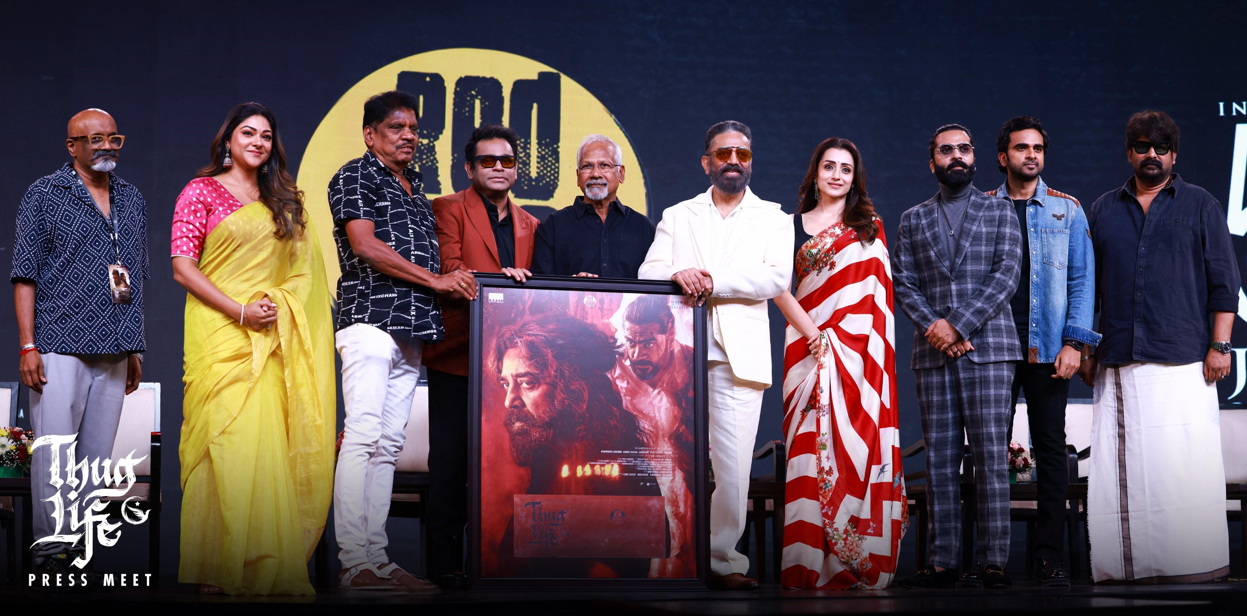 Thug Life Press Meet Highlights: Kamal Haasan, Mani Ratnam, AR Rahman, Trisha, Silambarasan TR ...